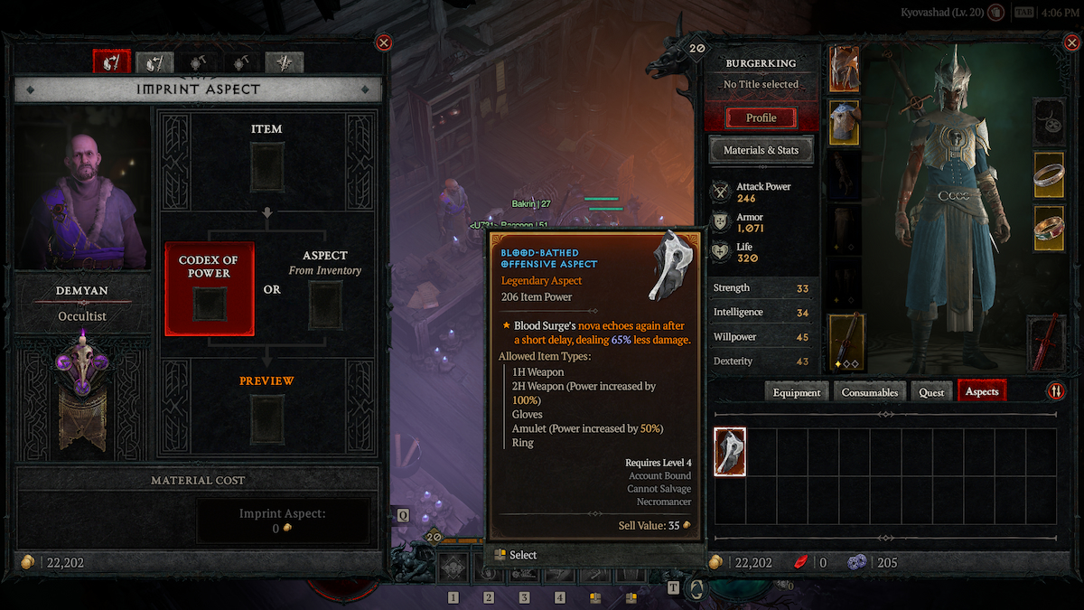 So verwenden Sie Aspekte in Diablo 4 – Rozalo